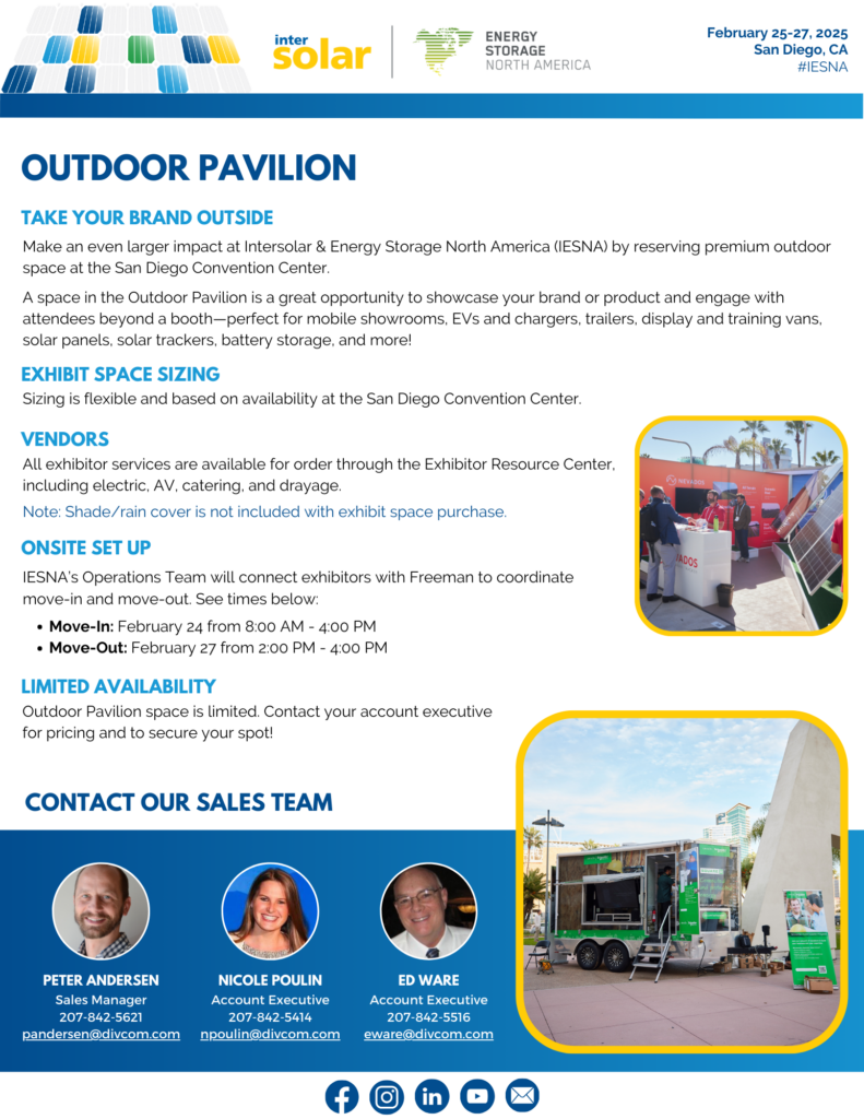 Outdoor Pavilion | Intersolar & Energy Storage North America
